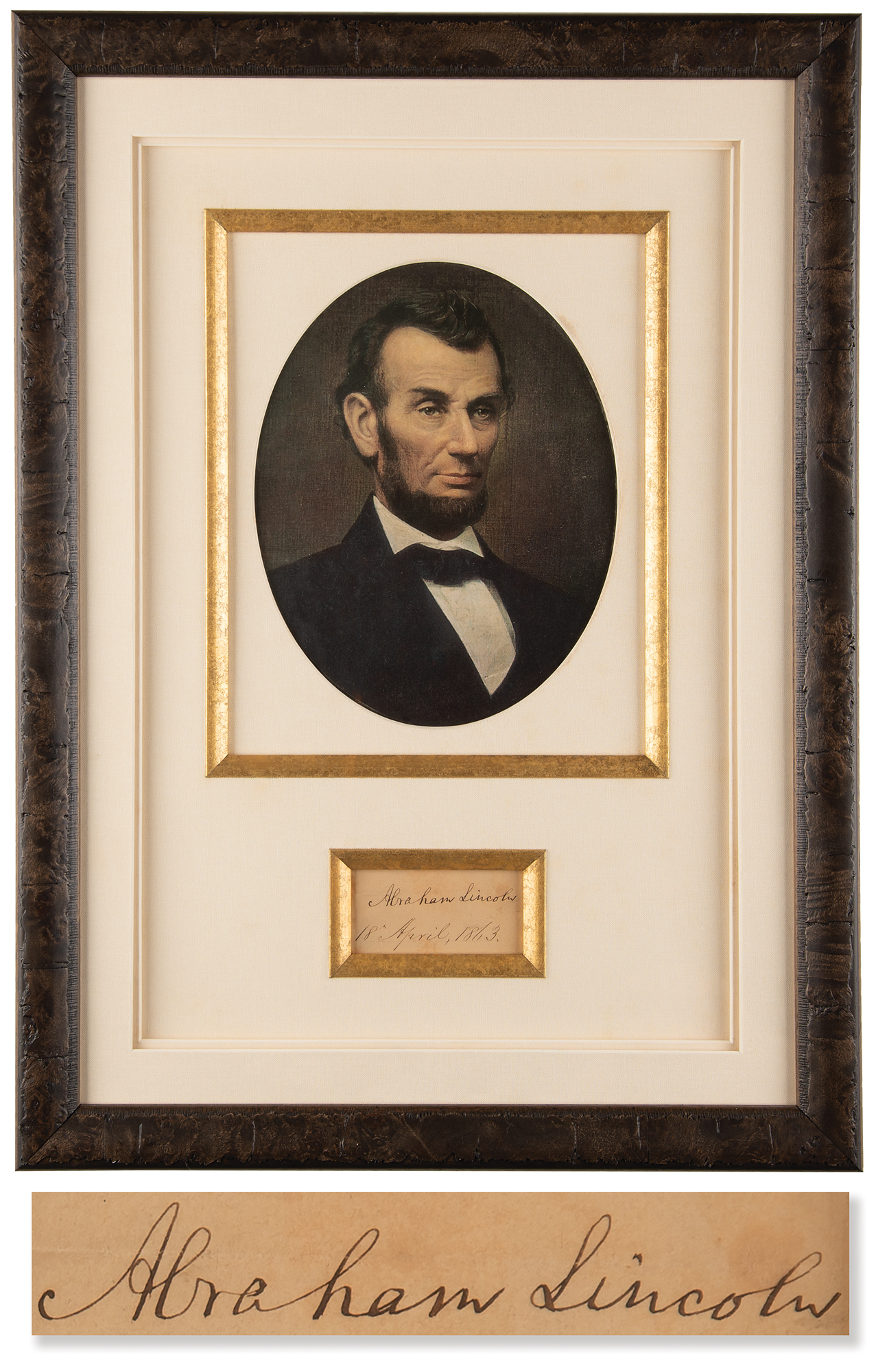 Abraham Lincoln Signature as President (1863) | RR Auction