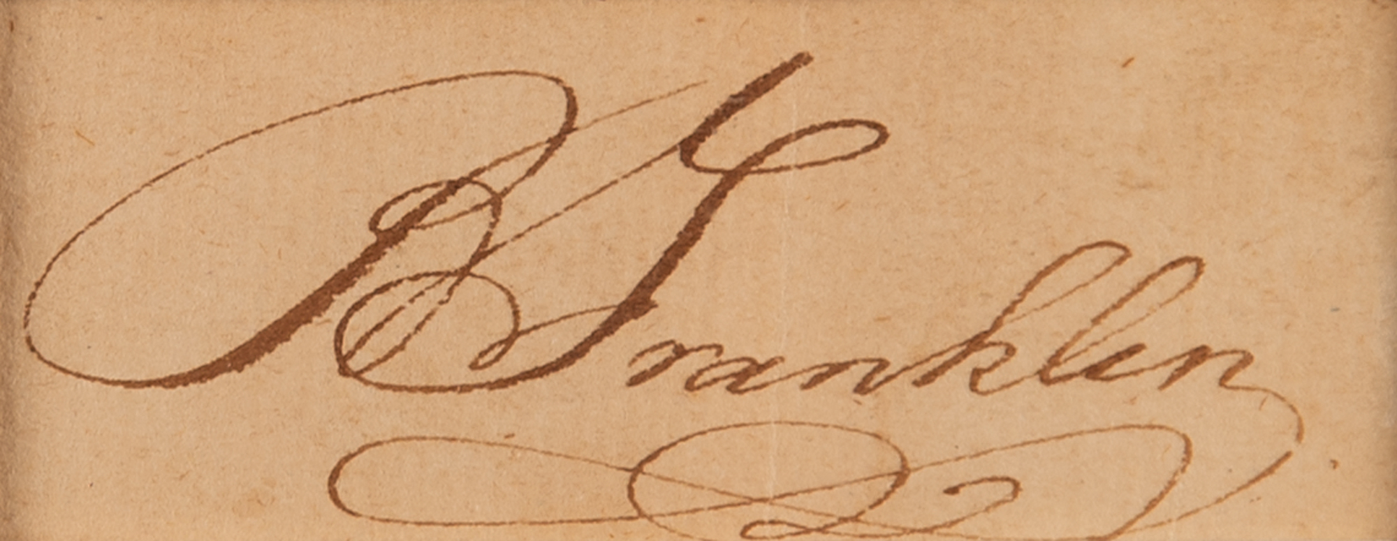 Benjamin Franklin Signature | RR Auction