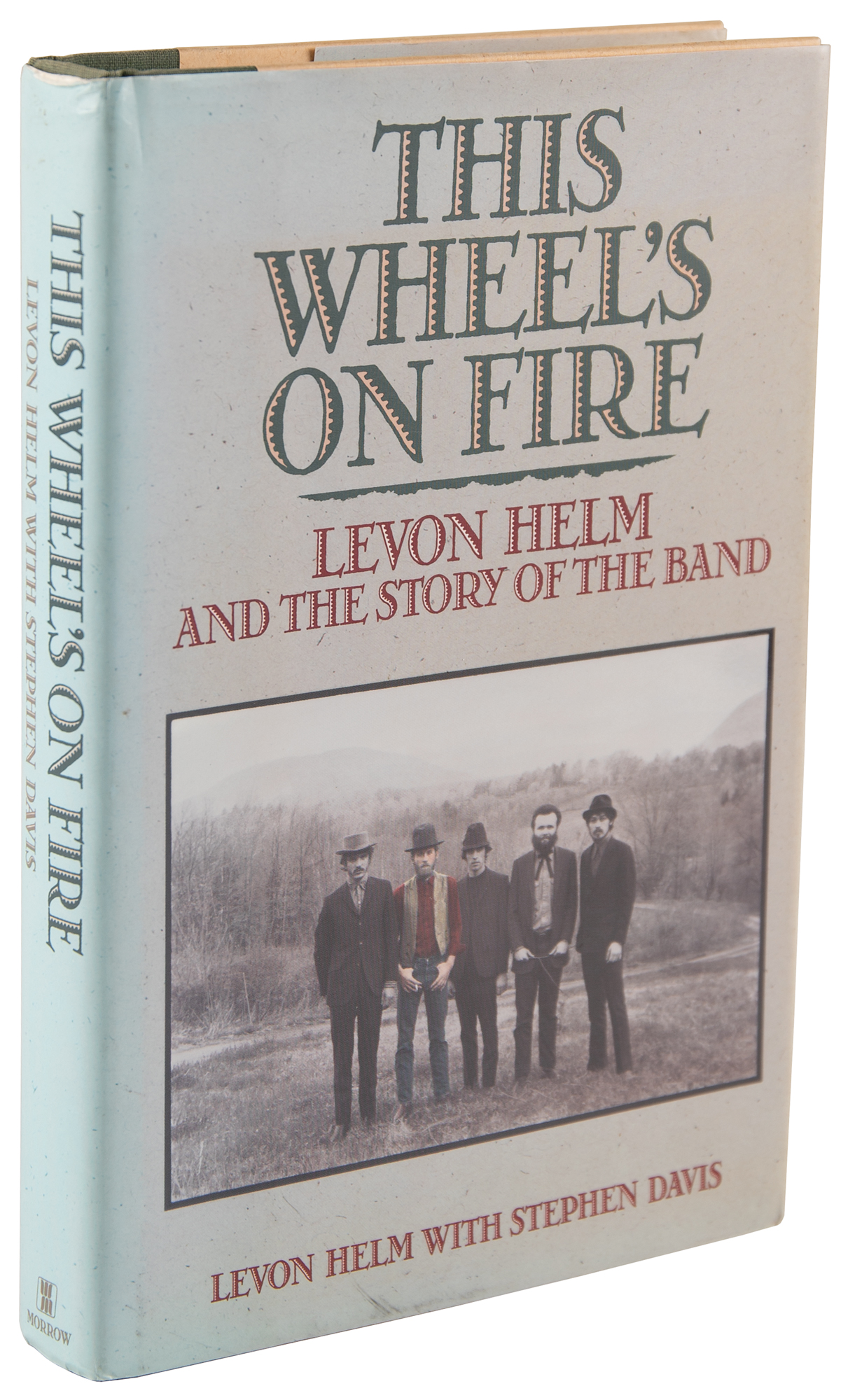 The Band: Levon Helm Signed Book - This Wheel's on Fire | RR Auction