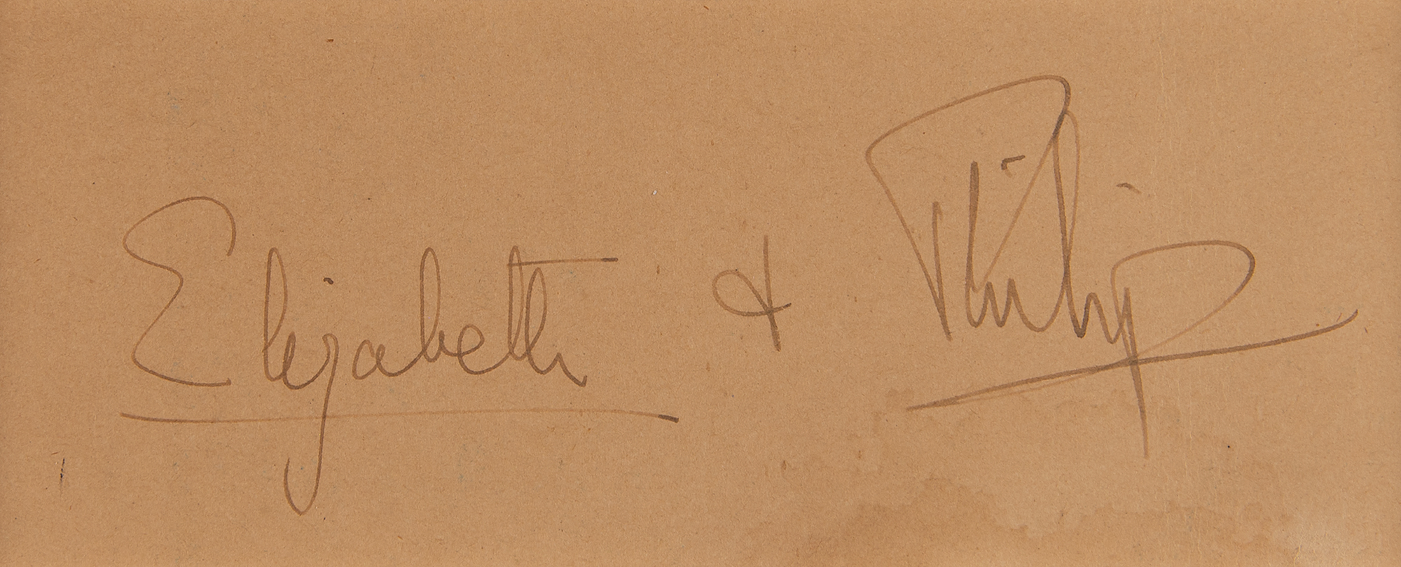 Queen Elizabeth II and Prince Philip Signatures | RR Auction