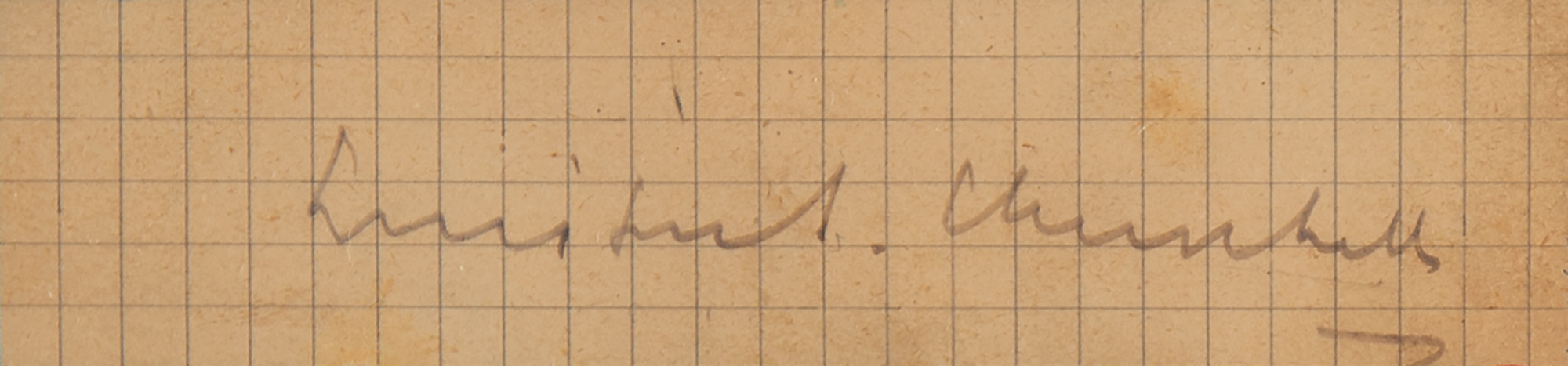 Winston Churchill Signature | RR Auction