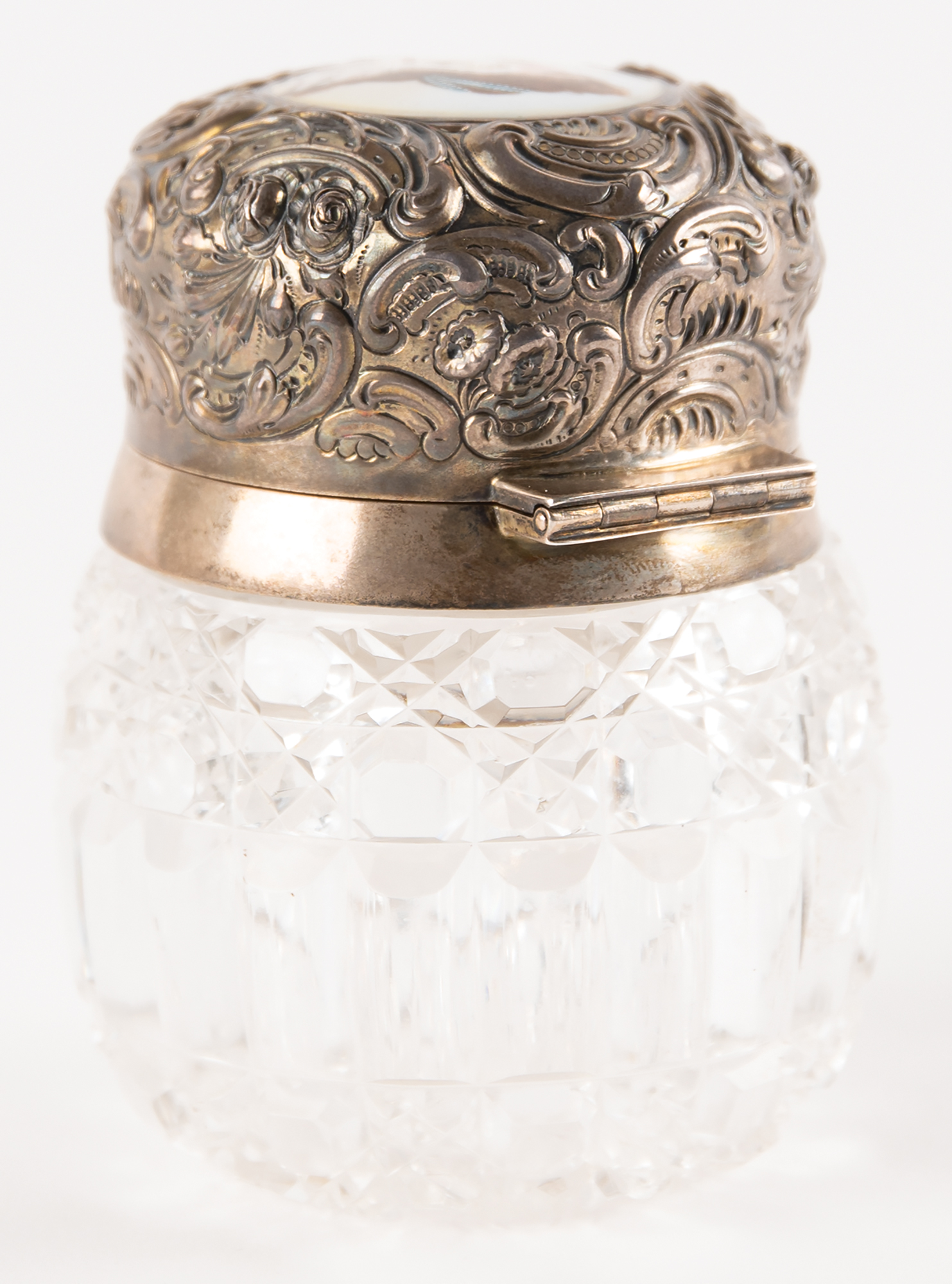 Agnes Booth's Crystal-and-Silver Perfume Jar | RR Auction