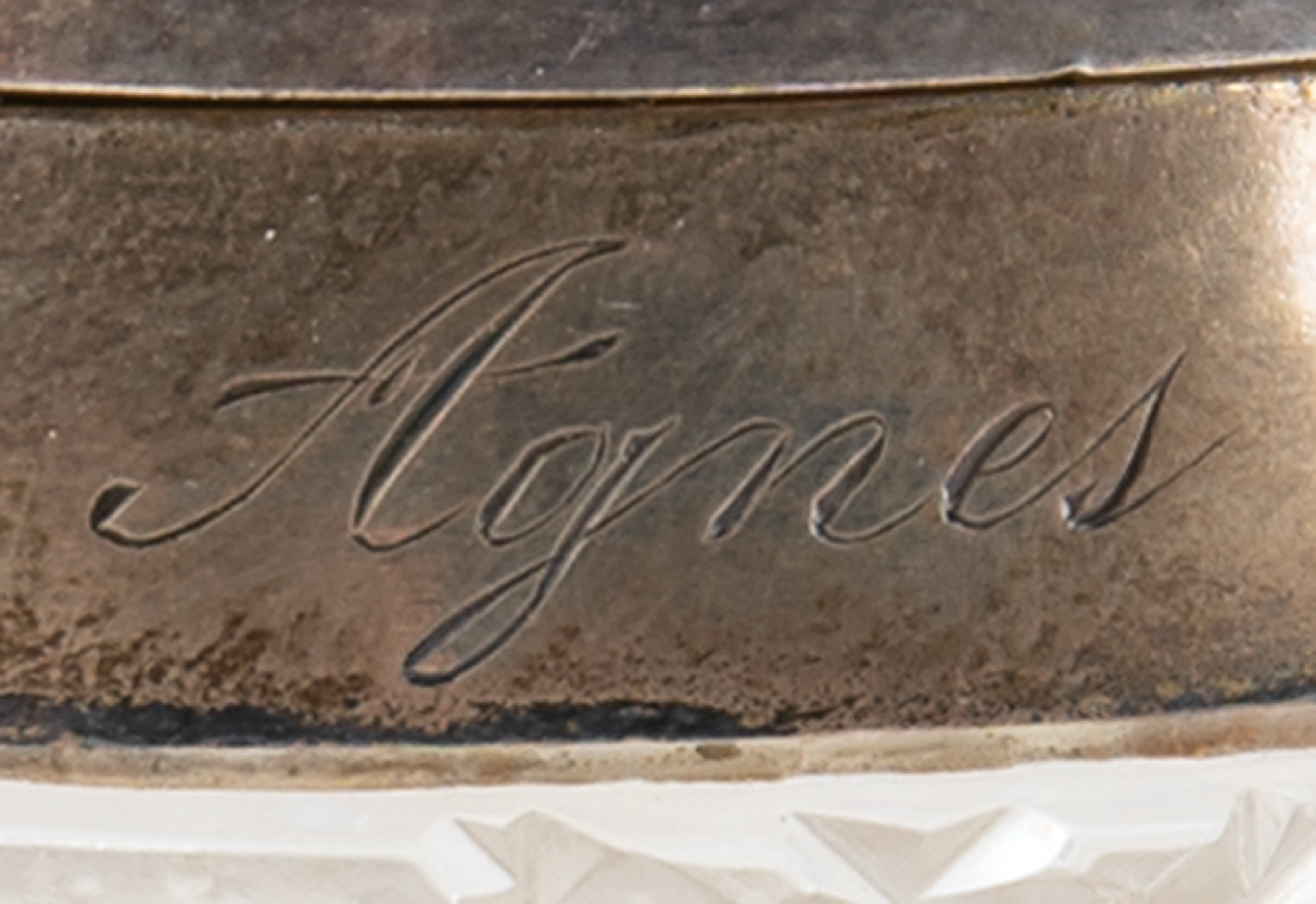 Agnes Booth's Crystal-and-Silver Perfume Jar | RR Auction