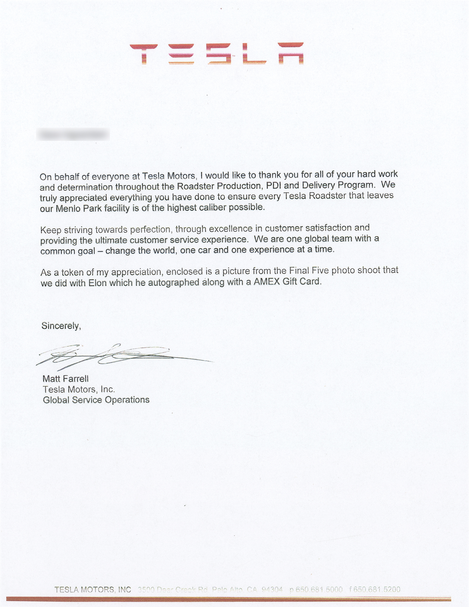 Elon Musk Signed Photograph | RR Auction