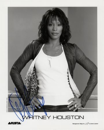 Whitney Houston Signed Photograph | RR Auction