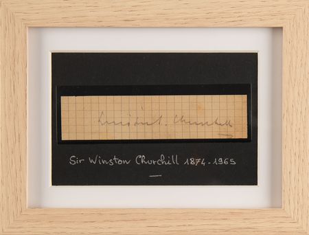 Winston Churchill Signature | RR Auction