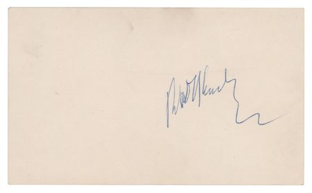 Robert F. Kennedy Signature | RR Auction
