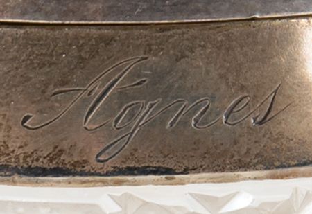 Agnes Booth's Crystal-and-Silver Perfume Jar | RR Auction