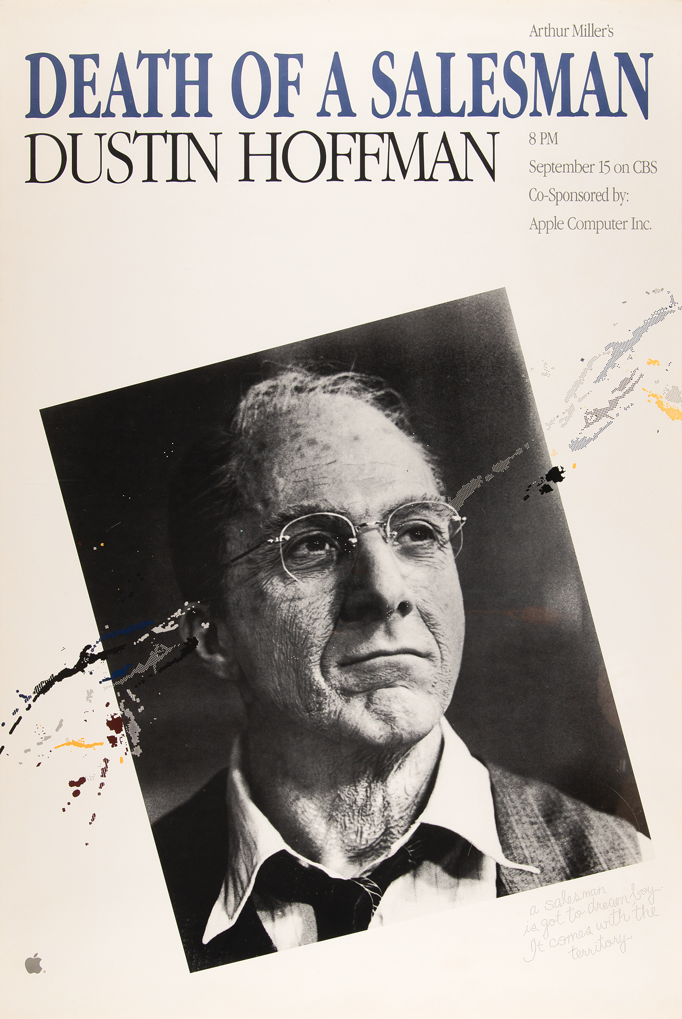 Apple: Death of a Salesman Poster (1985) - From the Collection of