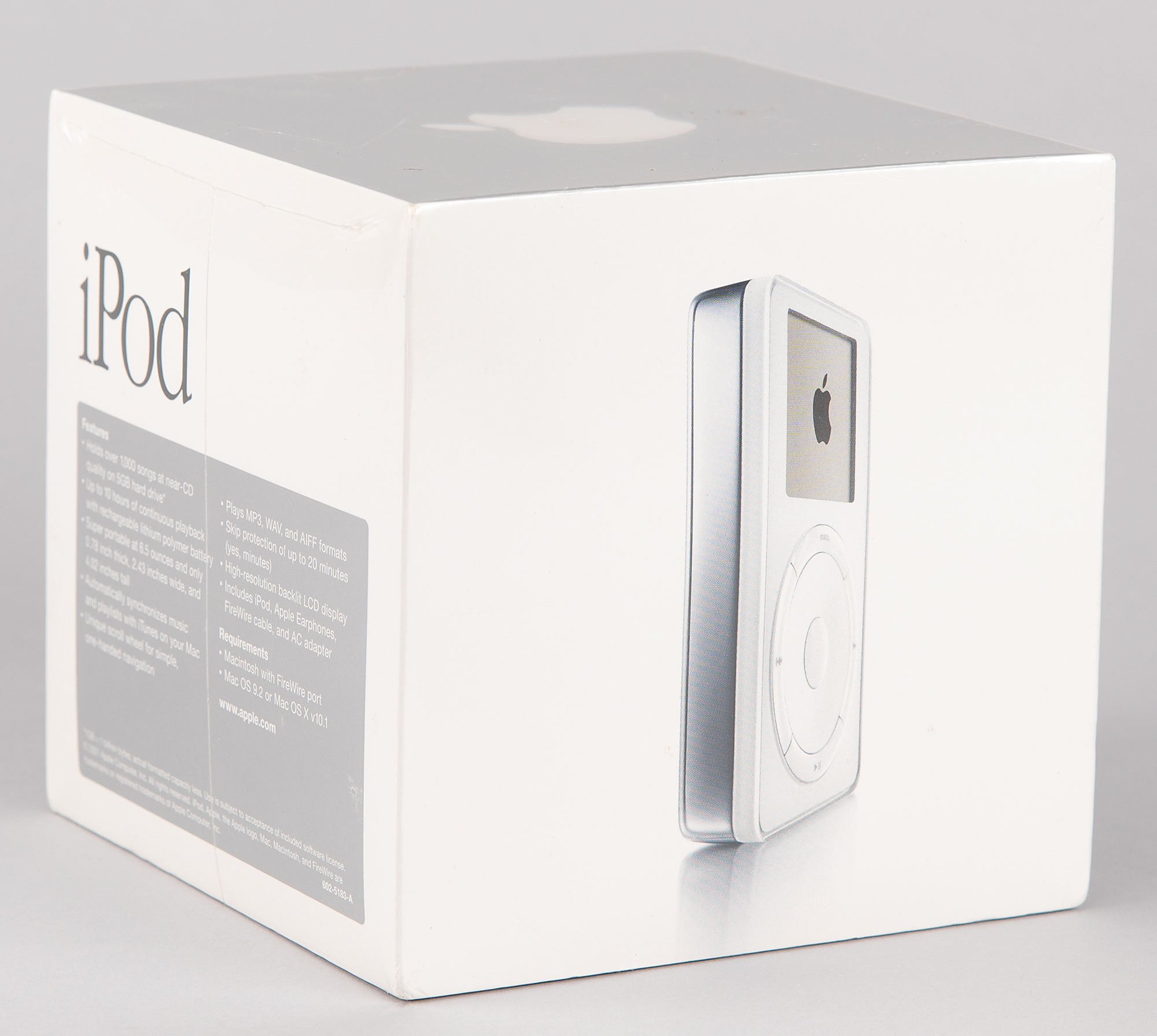 Apple iPod Classic (First Generation, Sealed) | RR Auction