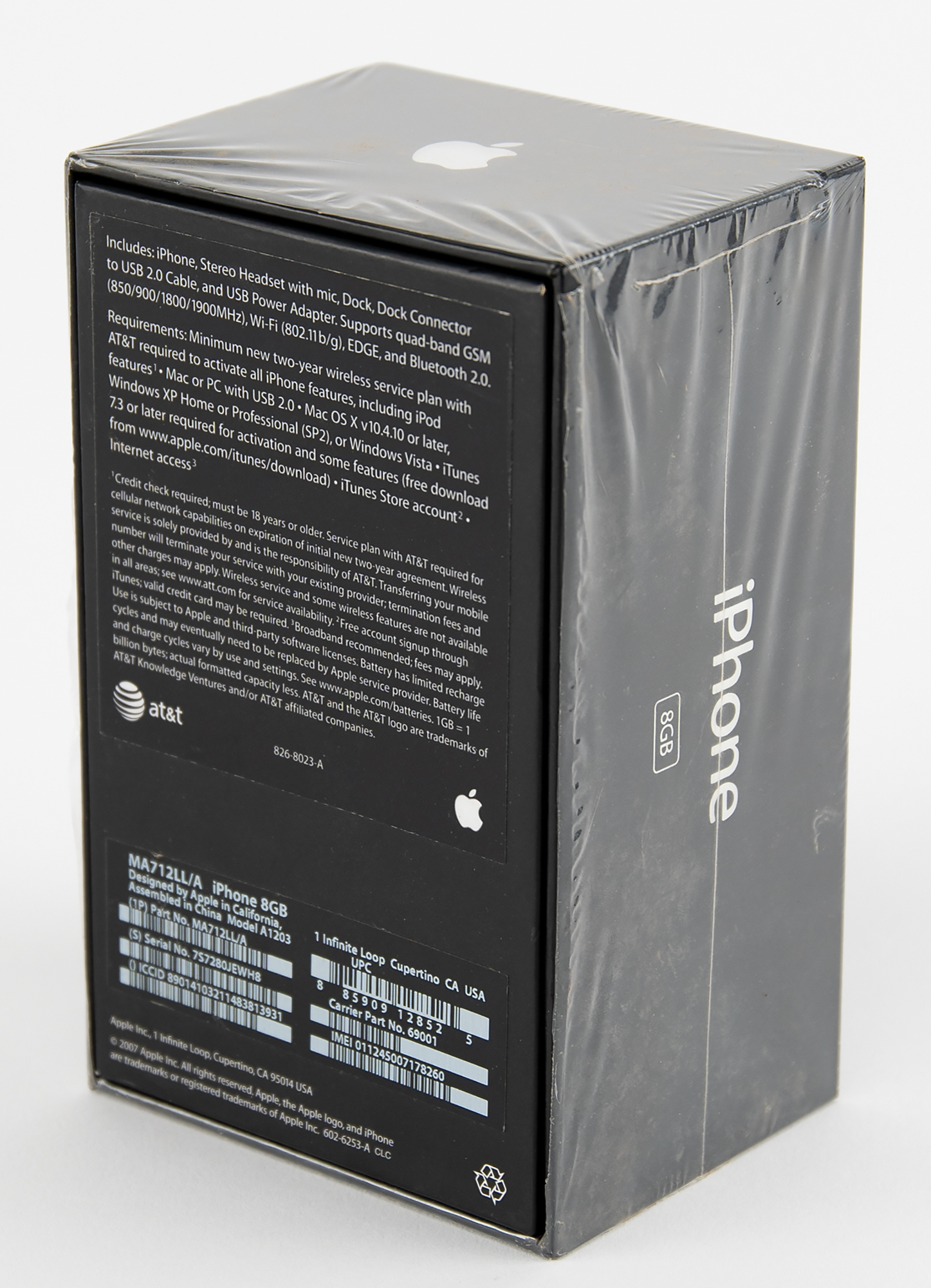 Apple iPhone (First Generation, Unsealed 8GB with Wrapper) | RR
