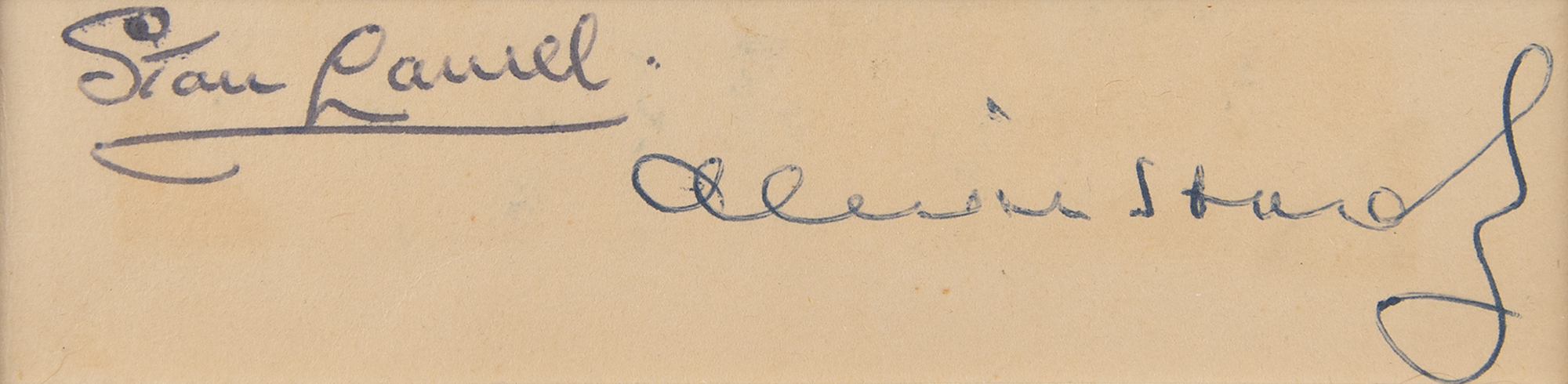 Laurel and Hardy Signatures | RR Auction
