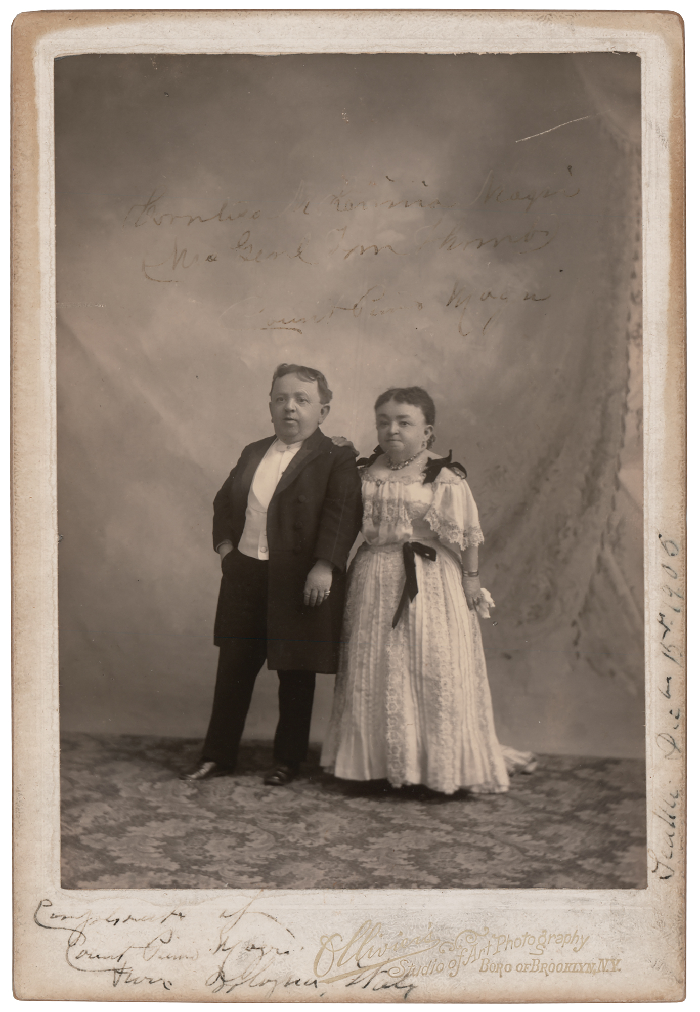 Count Primo Magri and Lavinia Warren Signed Photograph | RR Auction