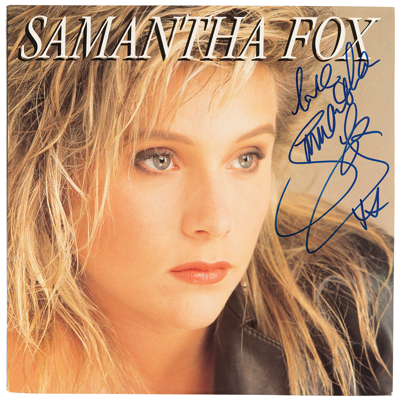 Samantha Fox Signed Album - Samantha Fox | RR Auction