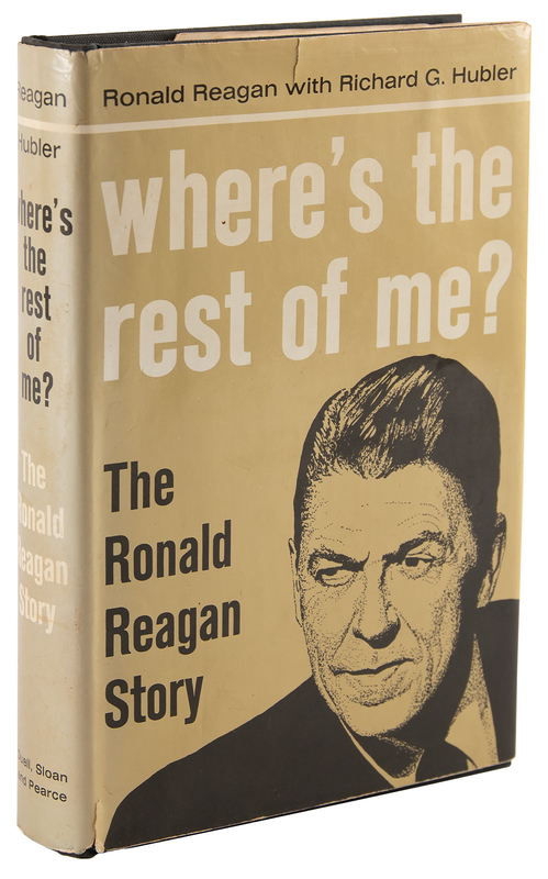 Ronald Reagan Signed Book as "Ronnie Reagan" - Where's the