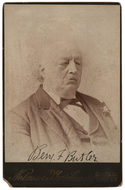Benjamin Butler Signed Photograph | RR Auction