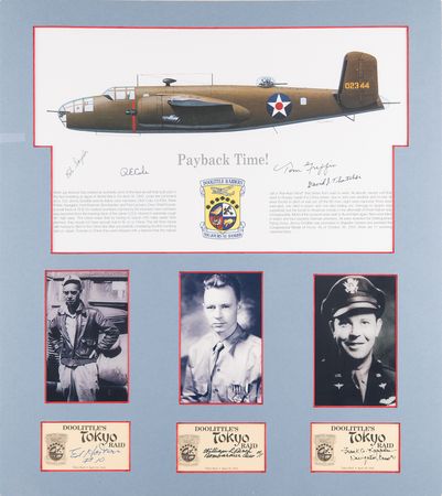 Doolittle Raiders (7) Signed Display | RR Auction