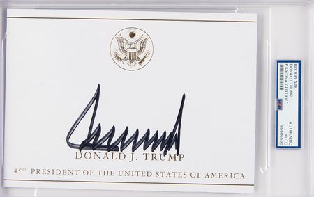 Donald Trump Signature | RR Auction