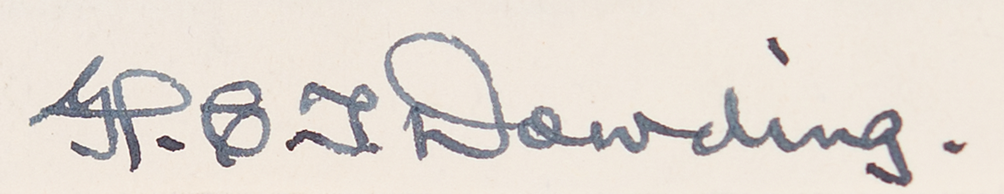 Hugh Dowding World War II-Dated Autograph Letter Signed to Lord