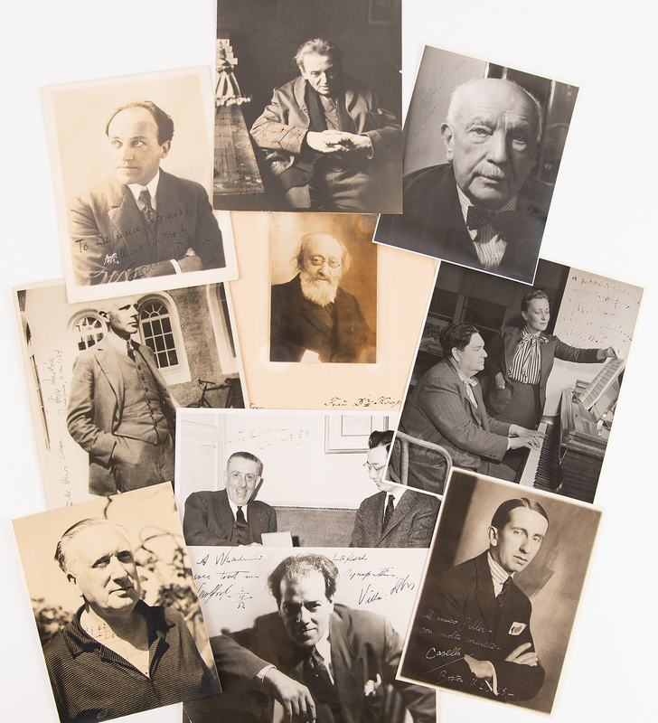 Composers (44) Signed Photograph Collection Highlighted by