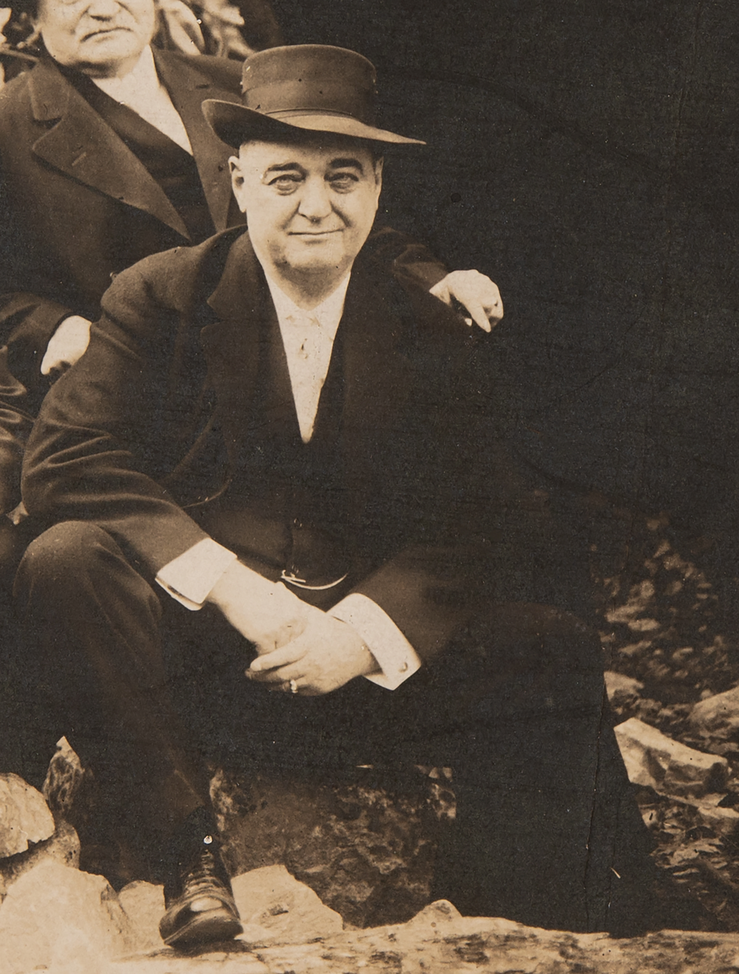 Bat Masterson Twice-Signed Photograph - "Will be along some of