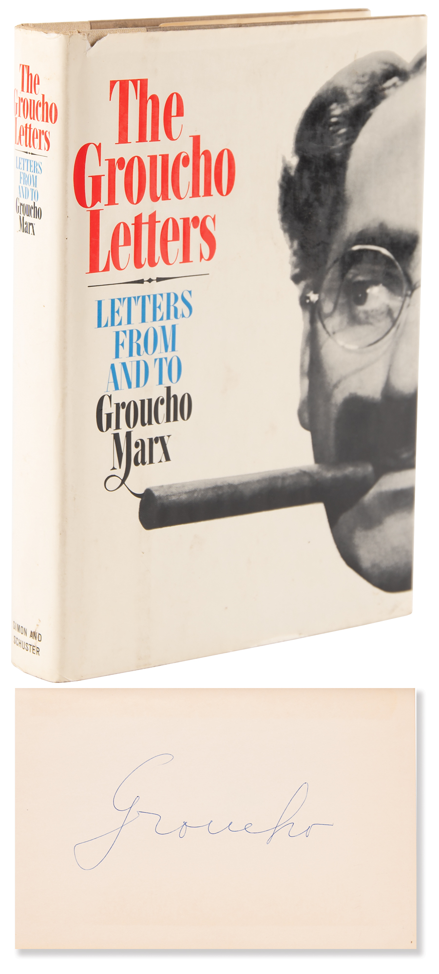 Groucho Marx Signed Book The Groucho Letters RR Auction Groucho Marx Signed Book The Groucho Letters RR Auction