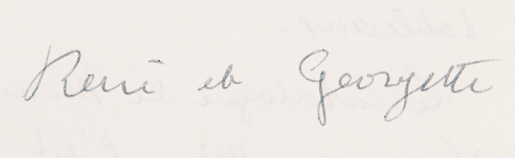 Rene Magritte Autograph Letter Signed with Surrealist Sketch: