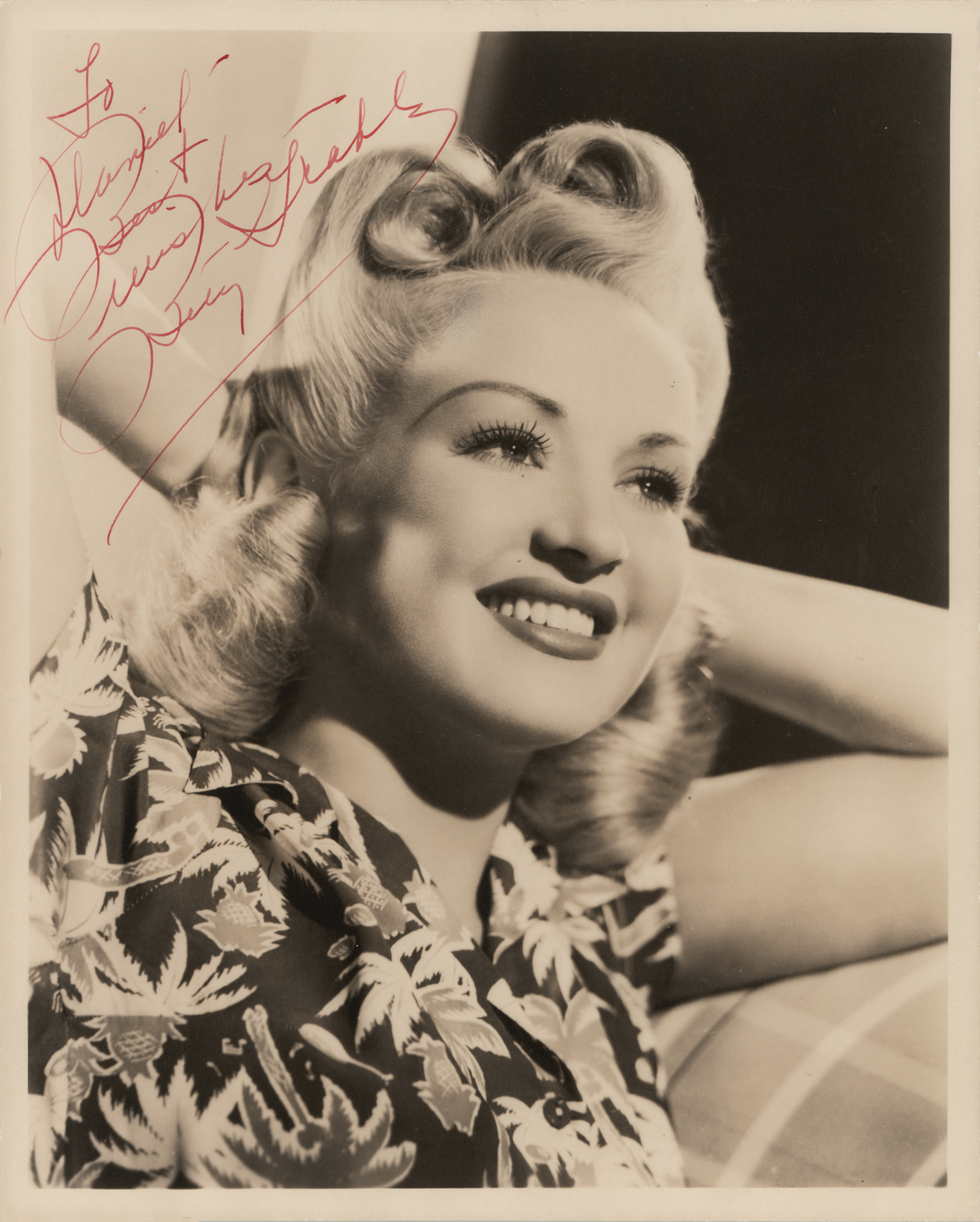 Betty Grable Signed Photograph | RR Auction