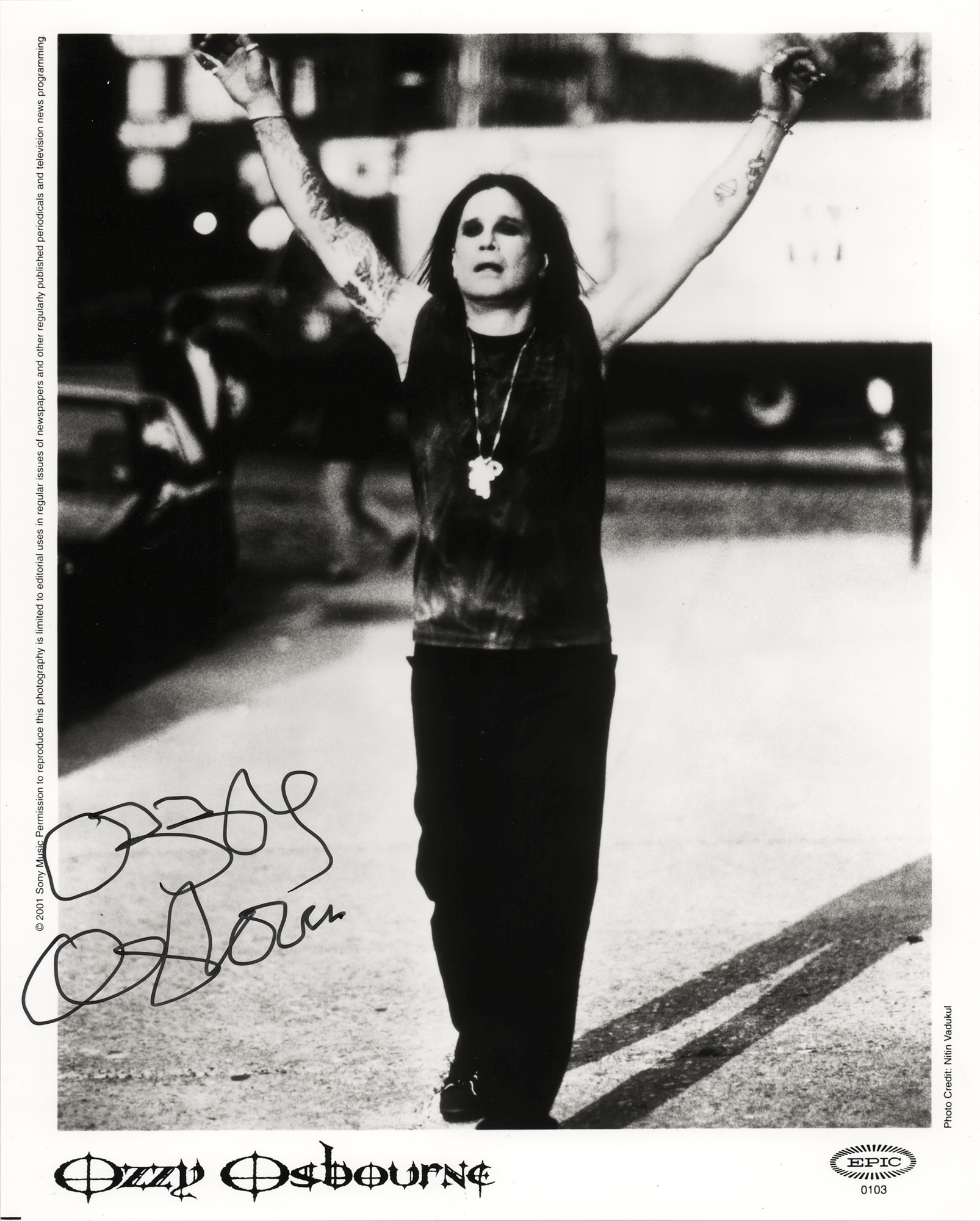 Ozzy Osbourne Signed Photograph | RR Auction
