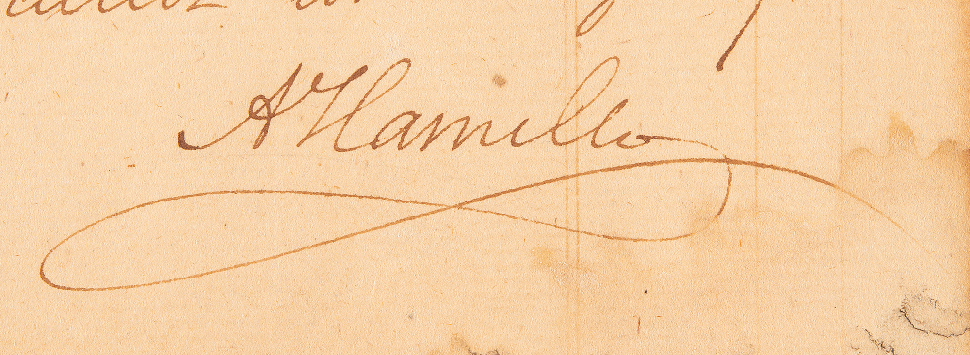 Alexander Hamilton Autograph Endorsement Signed (April 1788) | RR
