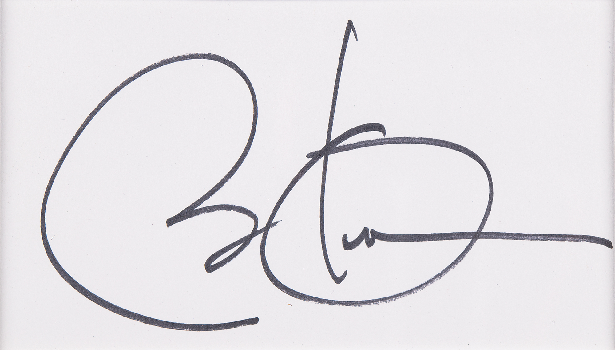 Five Presidents Signature Display - Carter, Bush, Clinton, Bush, and