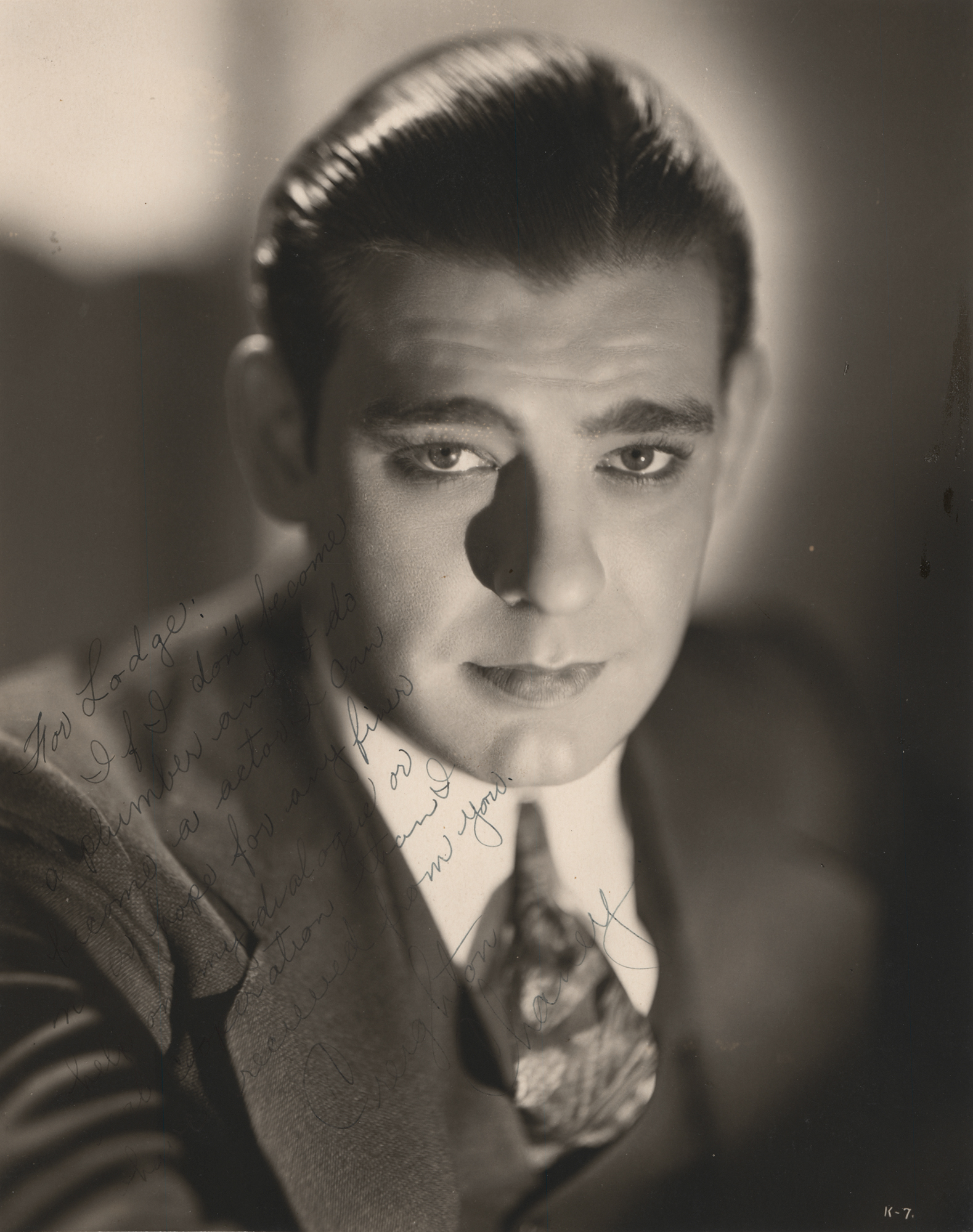 Lon Chaney, Jr. Early Signed Photograph | RR Auction