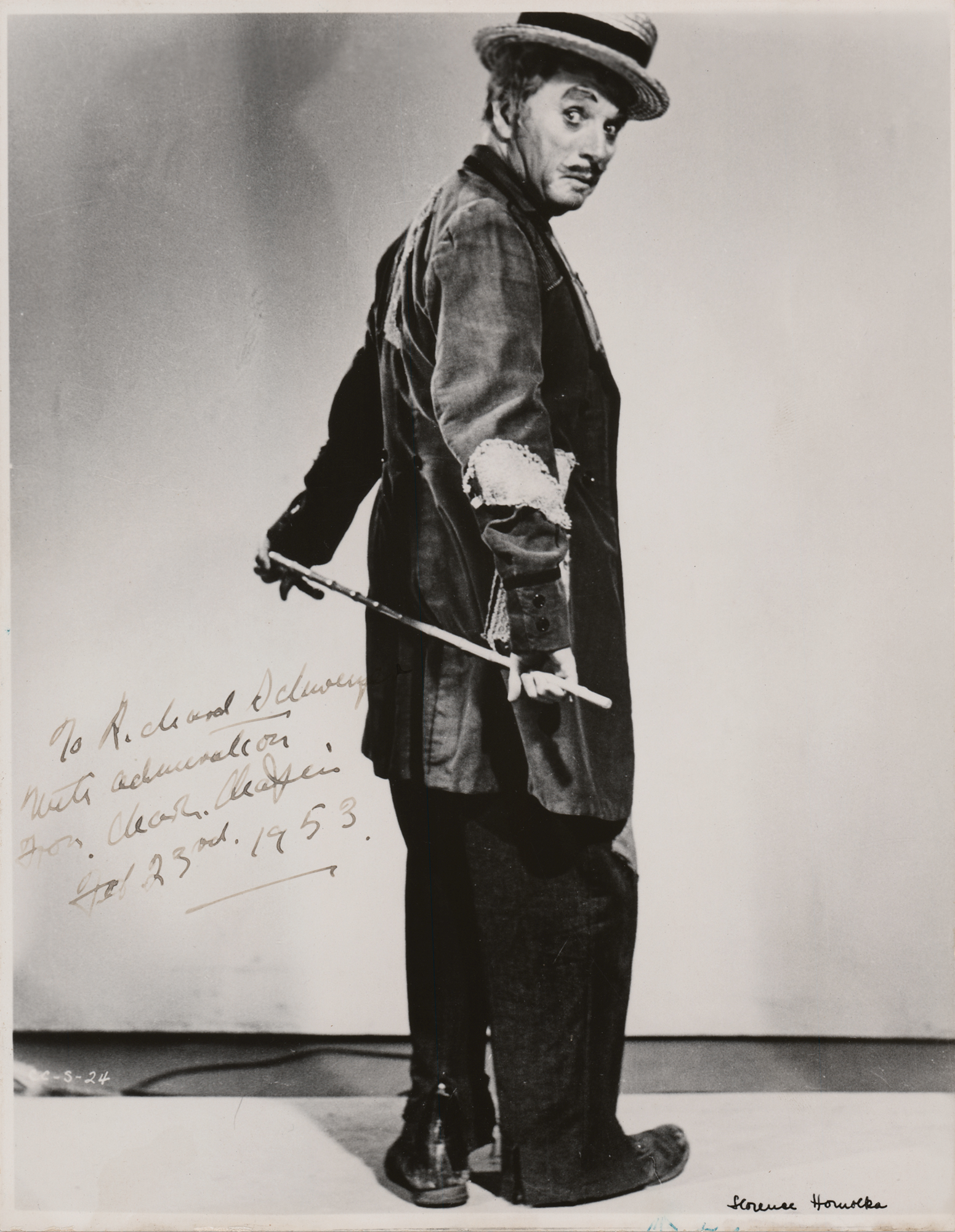 Charlie Chaplin Signed Photograph | RR Auction