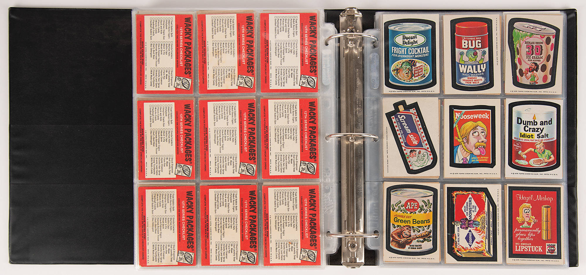 1973-1975 Topps Wacky Packages Stickers Card Collection of (15)