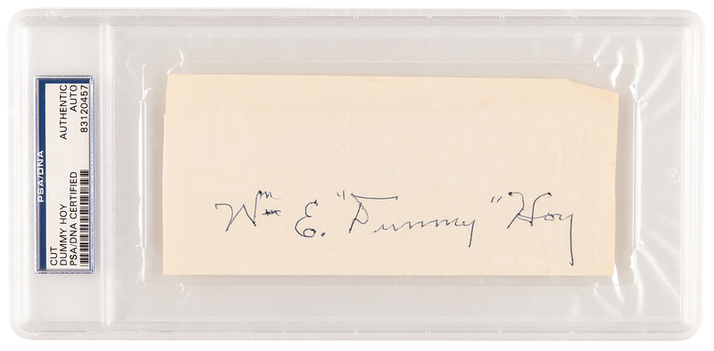 Dummy Hoy Signature | RR Auction