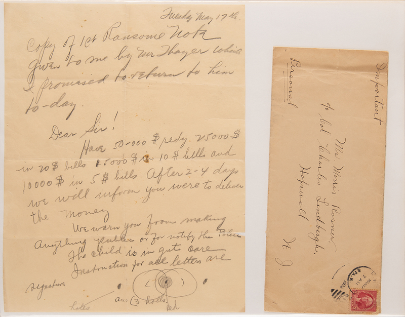 Lindbergh Kidnapping: Morris ‘Mickey’ Rosner Archive of