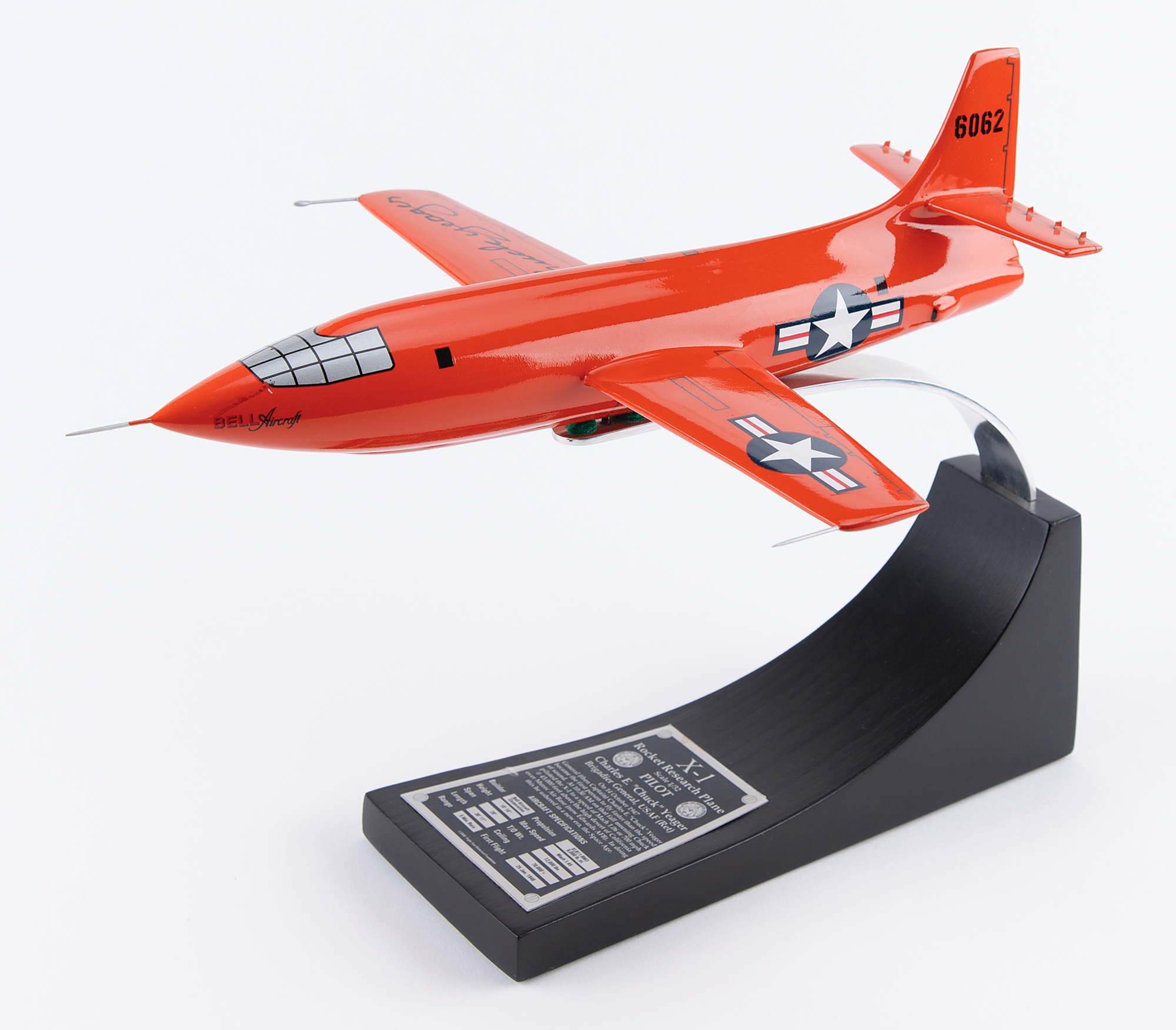 Chuck Yeager Signed Bell X-1 Model | RR Auction