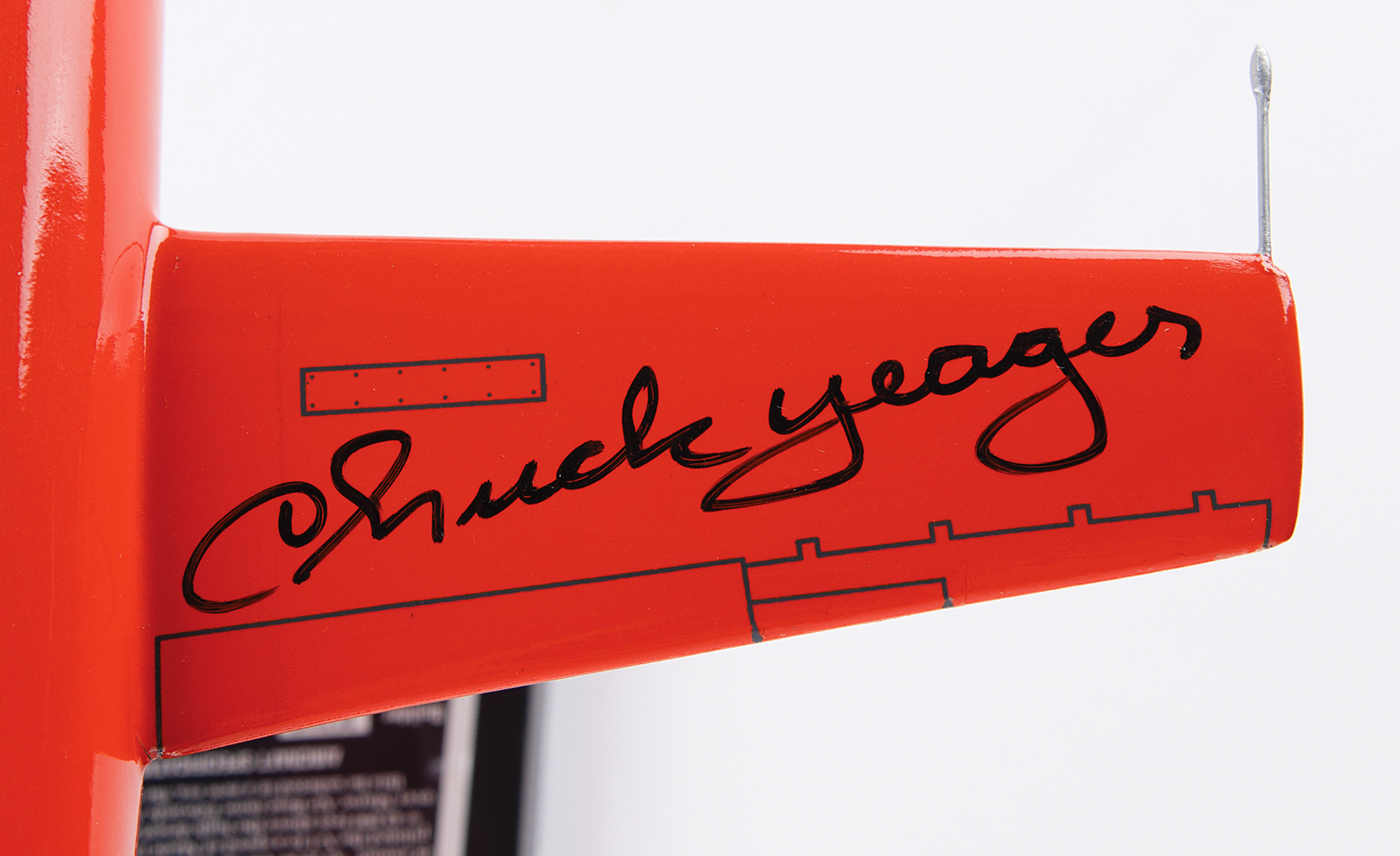 Chuck Yeager Signed Bell X-1 Model | RR Auction