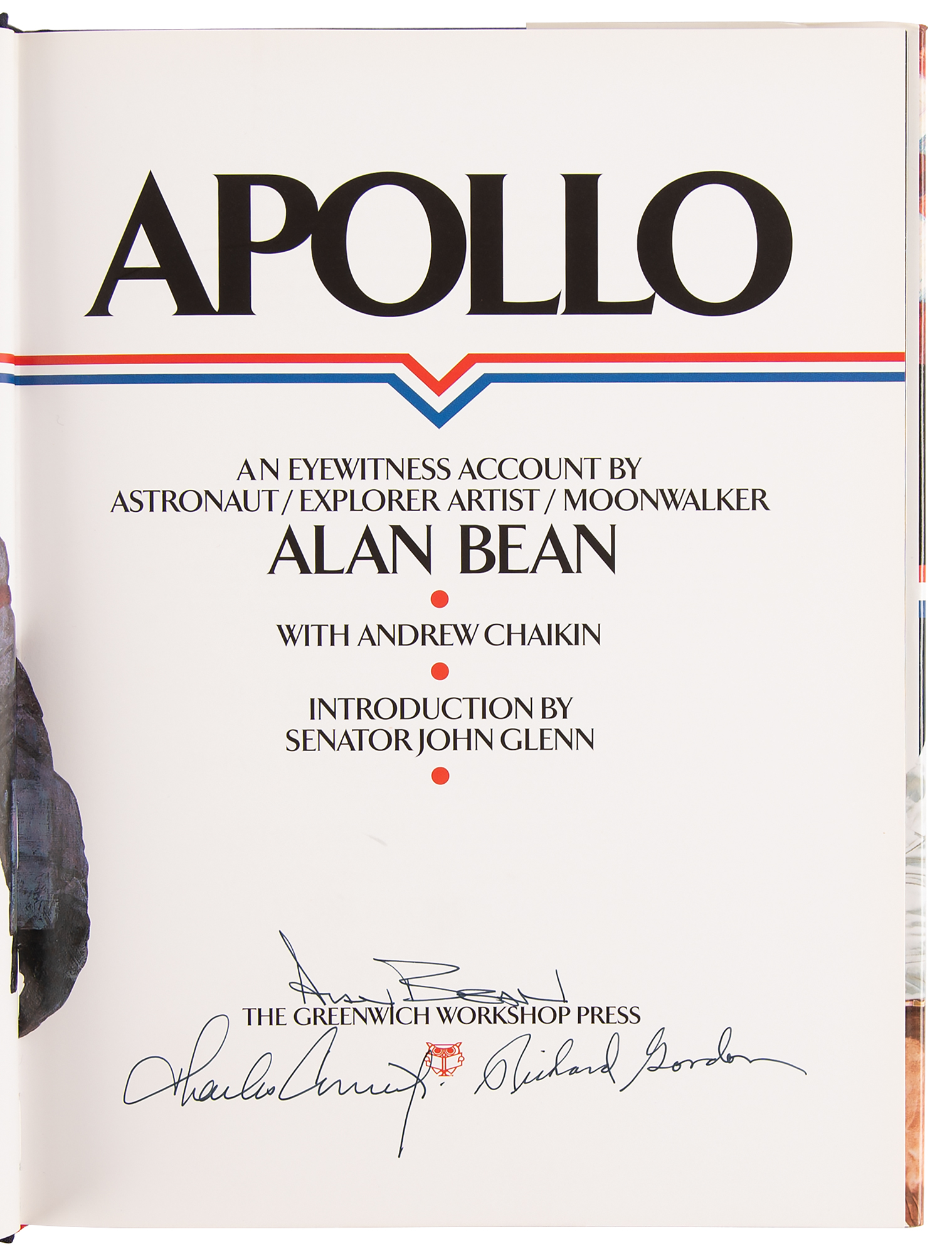 Apollo 12 Crew-Signed Book - Apollo: An Eyewitness Account | RR