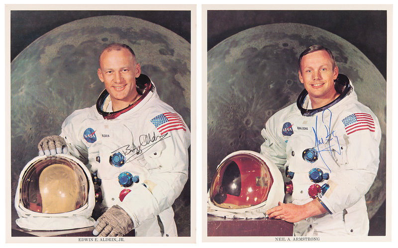 Moonwalkers (12) Signed Photographs - Sought-After Uninscribed