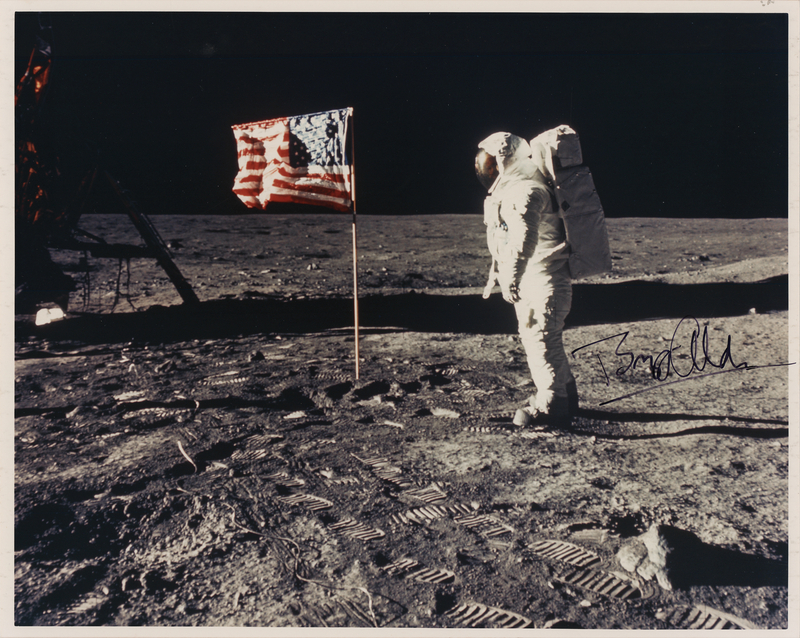 Buzz Aldrin Signed Photograph | RR Auction