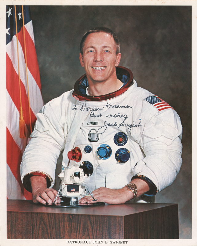 Jack Swigert Signed Photograph | RR Auction