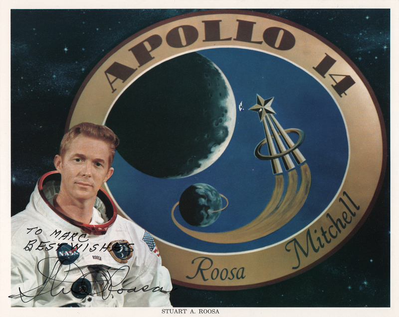 Stuart Roosa Signed Photograph | RR Auction