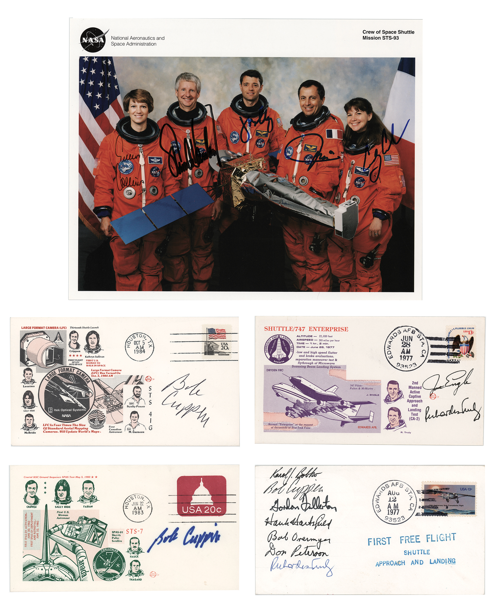 Space Shuttle (5) Signed Items | RR Auction