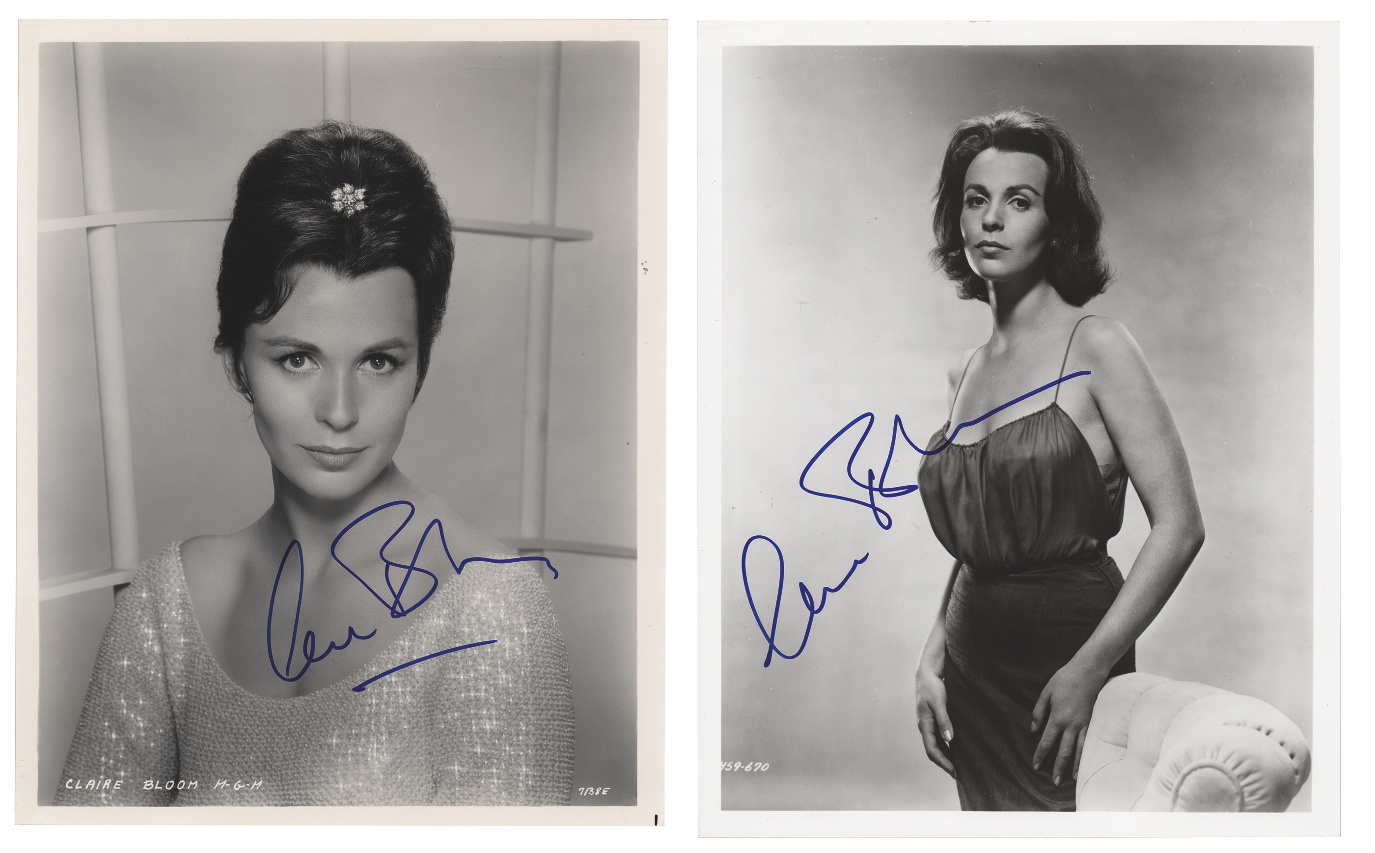 Claire Bloom (2) Signed Photographs | RR Auction