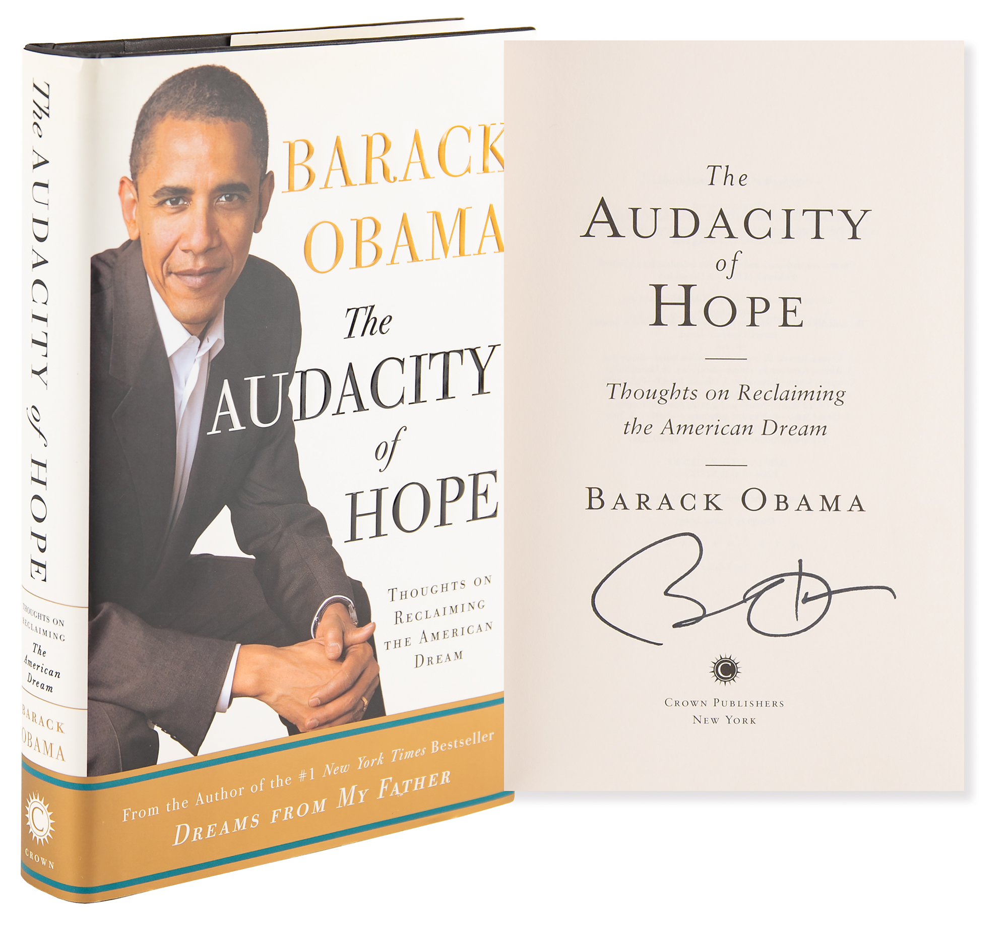 Barack Obama Signed Book - The Audacity of Hope | RR Auction