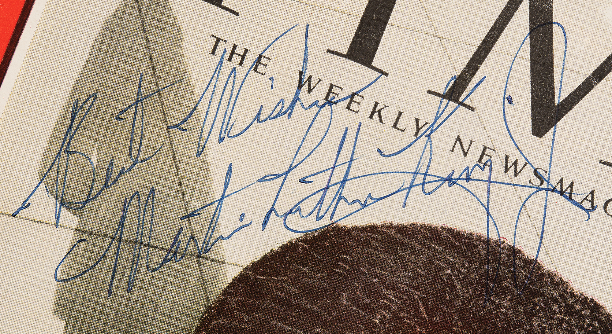Martin Luther King, Jr. Signed 1964 'Man of the Year' Time Magazine