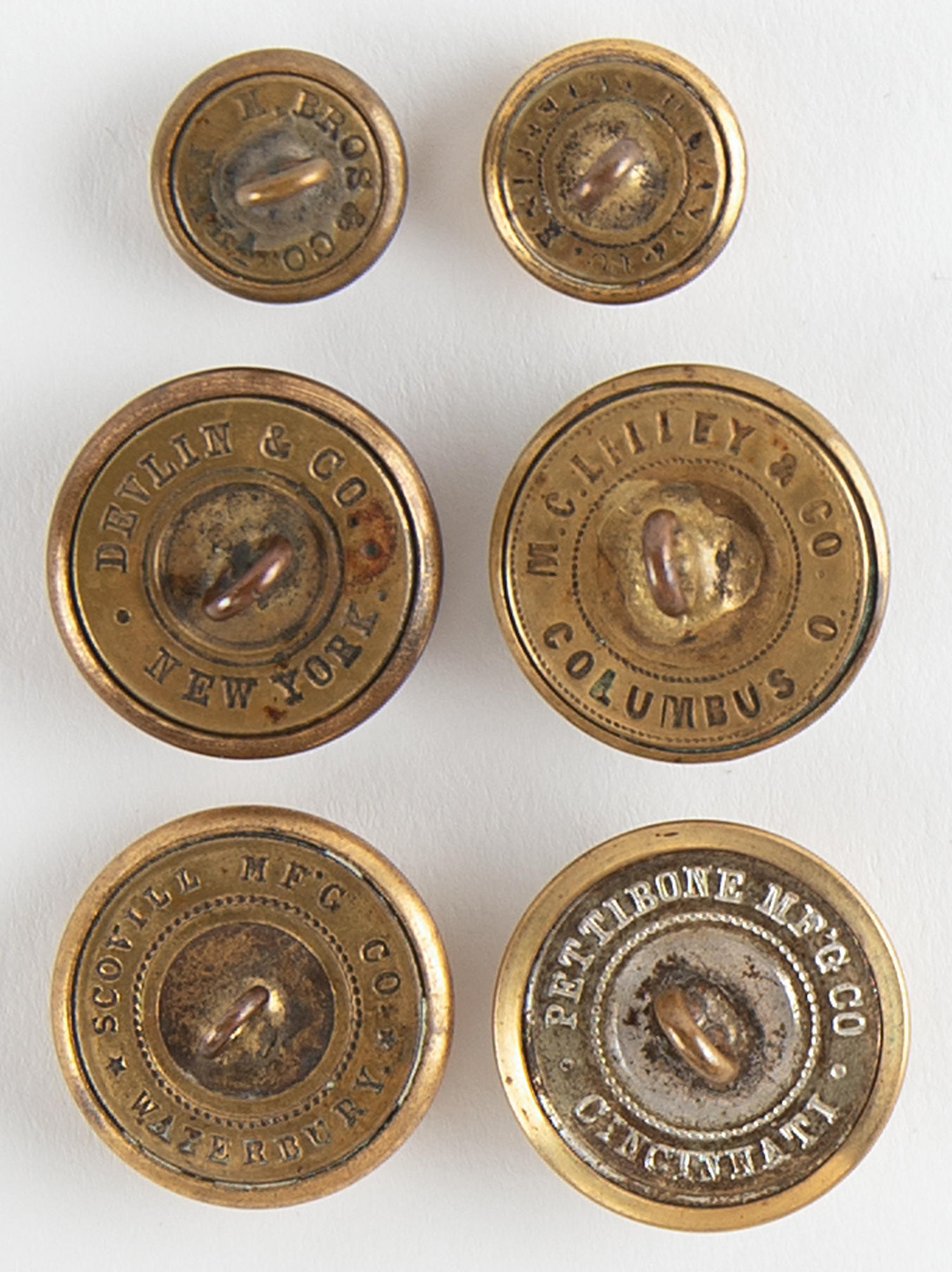 Civil War Collection of (32) State and Militia Uniform Buttons | RR
