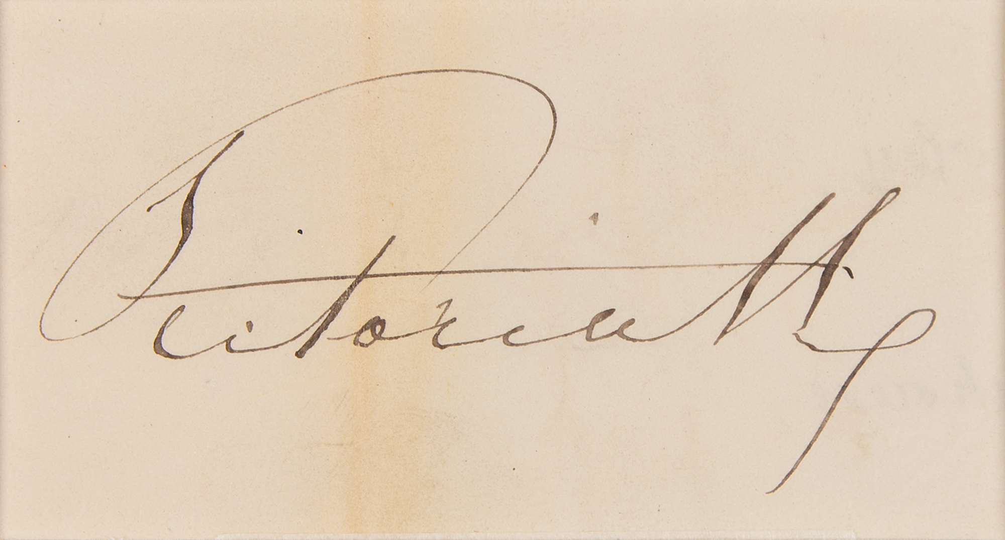Queen Victoria and Prince Albert Signatures | RR Auction