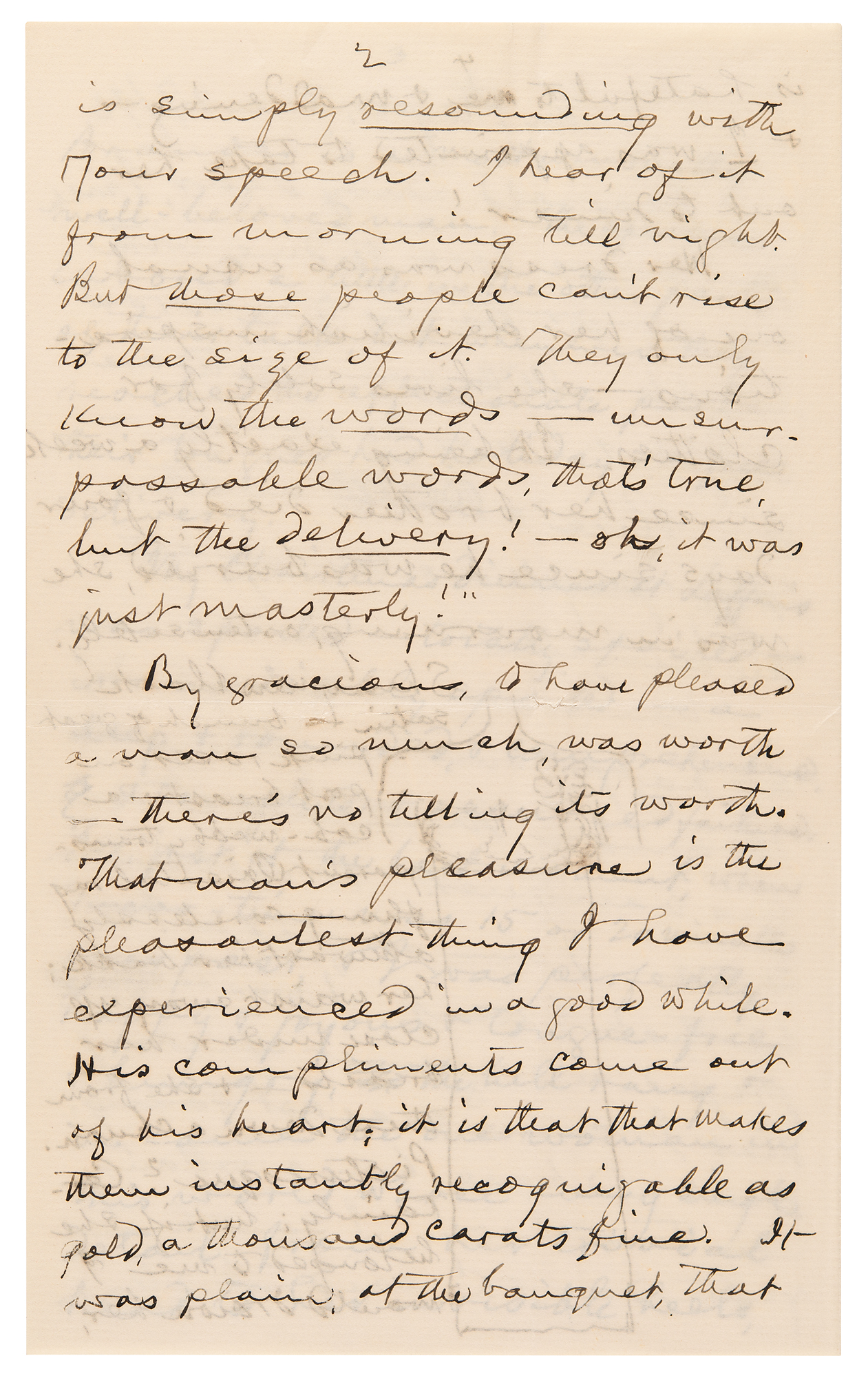 Samuel L. Clemens Autograph Letter Signed with Sketch, Criticizing